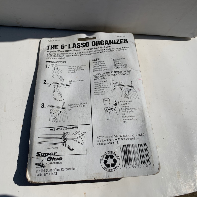 Vintage the Lasso 6 Organizer Large Capacity Cord / - Etsy