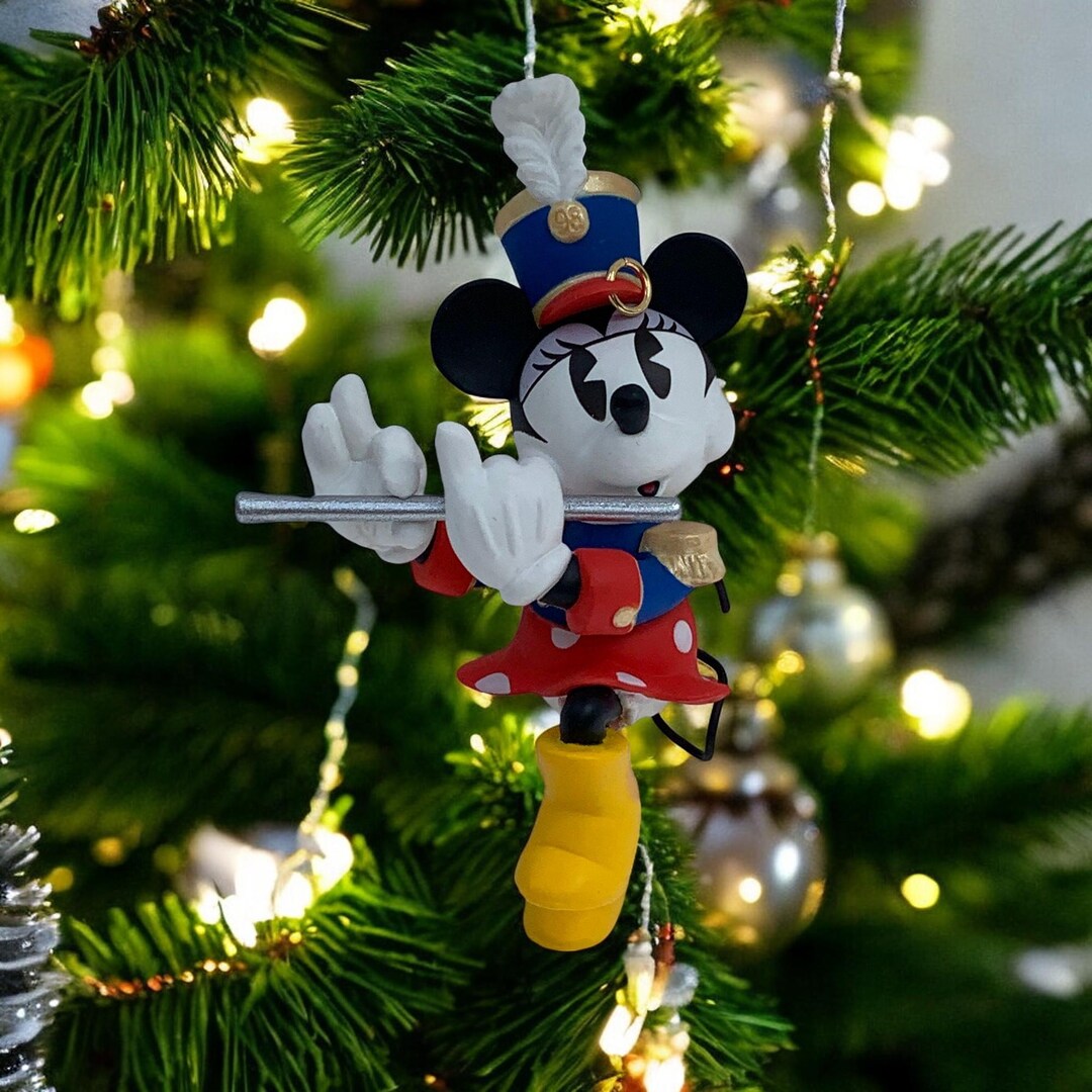 Minnie Plays the Flute, Disney Hallmark Keepsake Christmas Tree ...