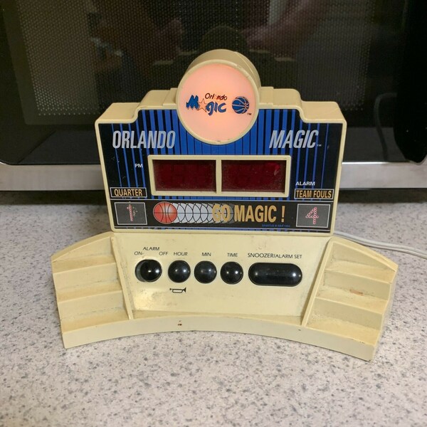 90s White Alarm Clock - Etsy