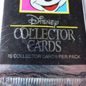 Vintage DISNEY Collector Cards Pack From 1991, Yellow, Walt Disney ...