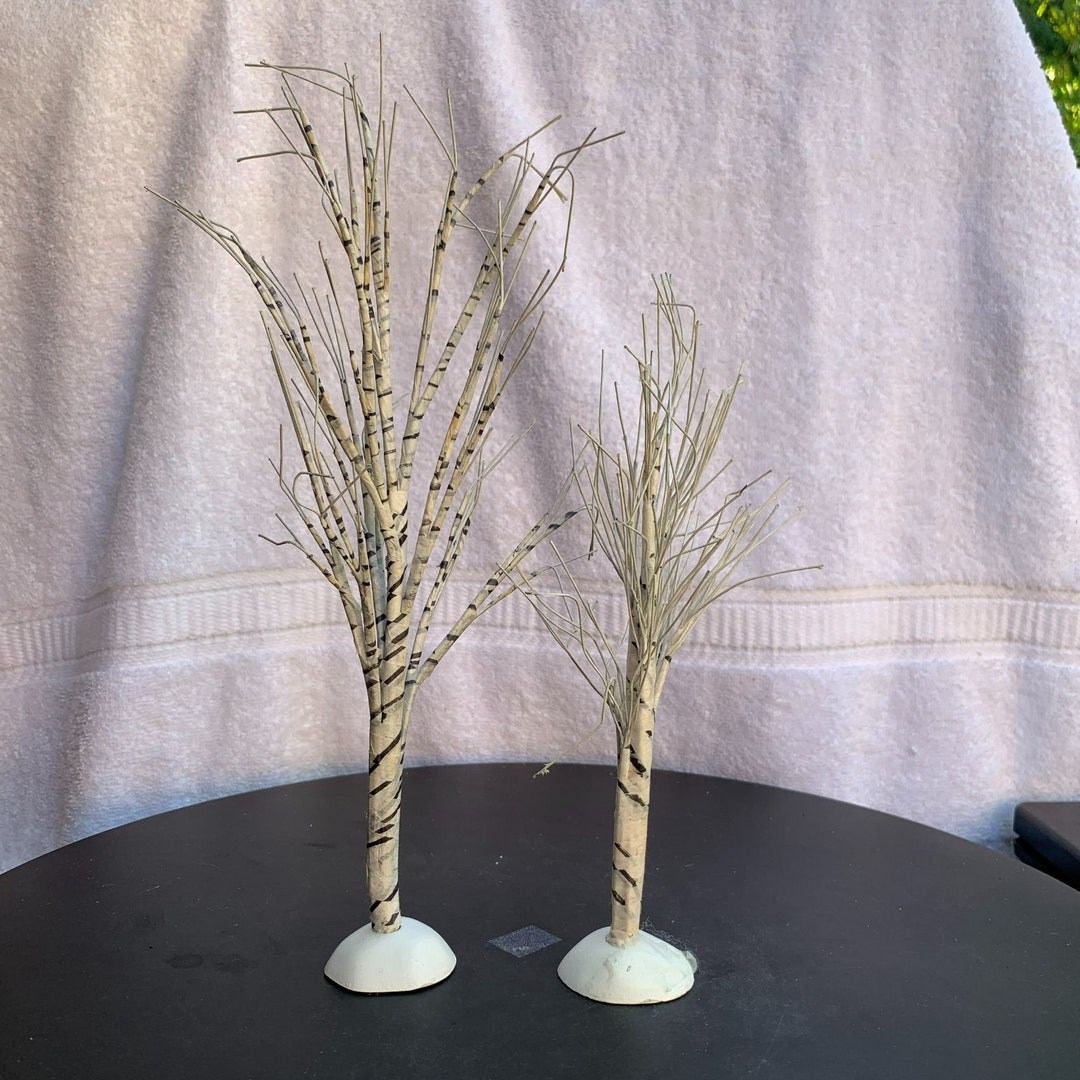 Dept 56 Village Winter Birch Trees General Christmas Village Accessory ...