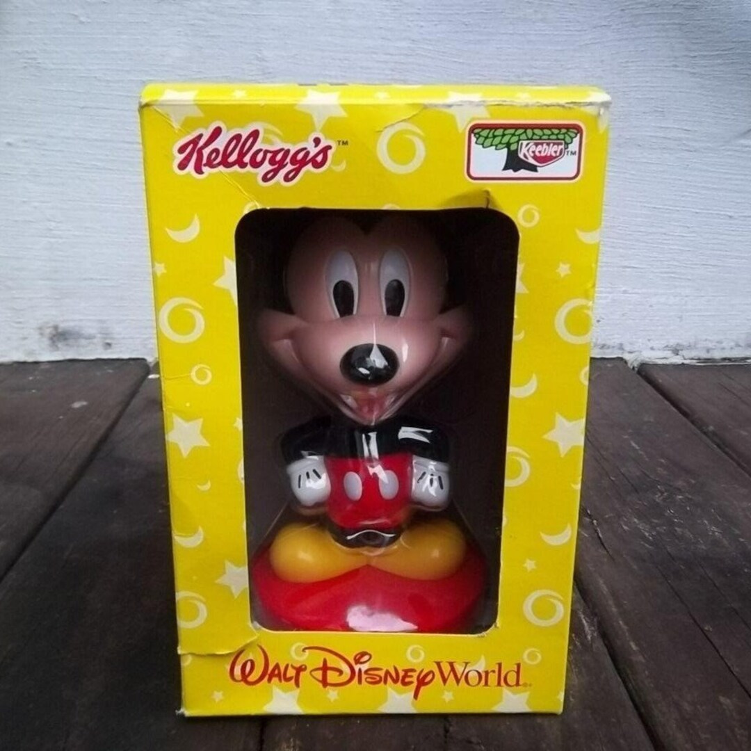 Mickey Mouse Jiggle Bobble Head, Disney World Kellogg Keebler From 2002 ...