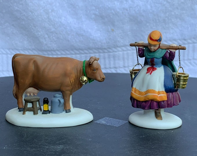 Dept 56 Eight Maids A-milking 12 Days of Dicken's Christmas Accessory ...