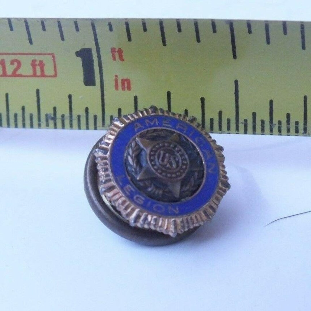 Vintage American Legion Blue Enamel With Star in Center Lapel Pin - Etsy