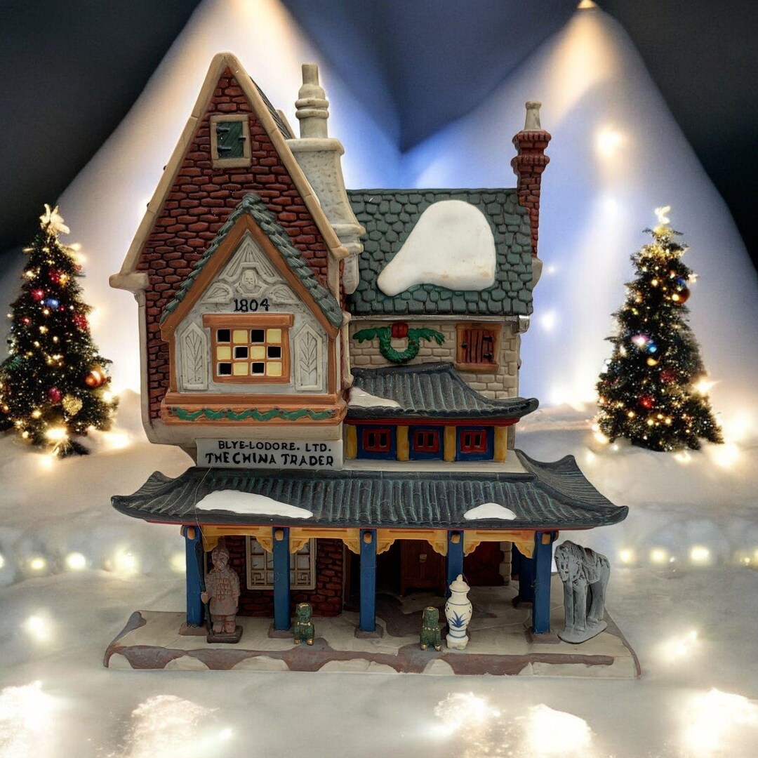 Dept 56 the China Trader Dickens Village Lighted Building From 1999 (no ...