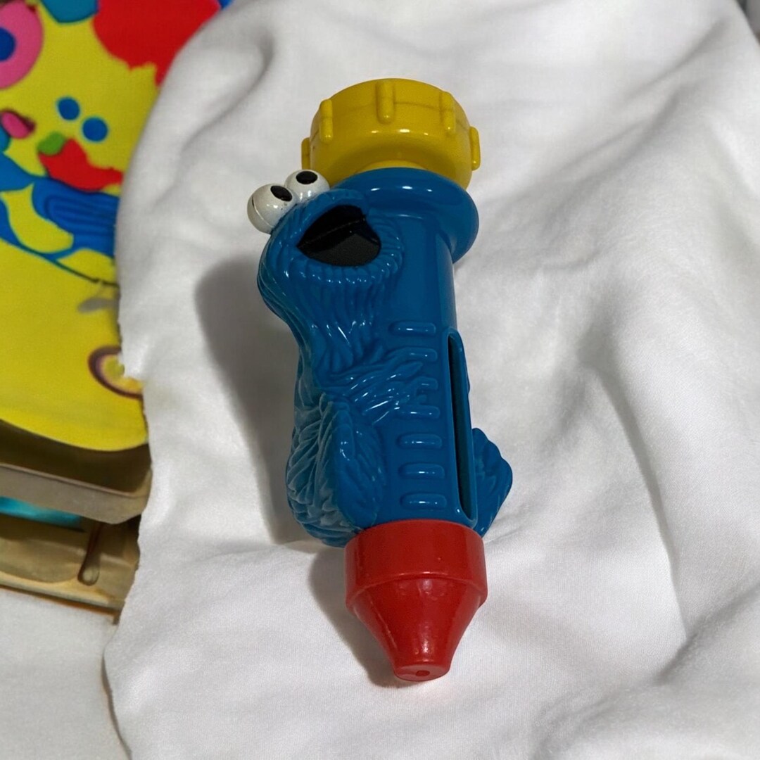 Sesame Street Cookie Monster Doctor Kit Needle Shot Collectible Toy ...
