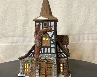 Dept 56 old Michael Church Dickens Village Series 55620 Heritage ...