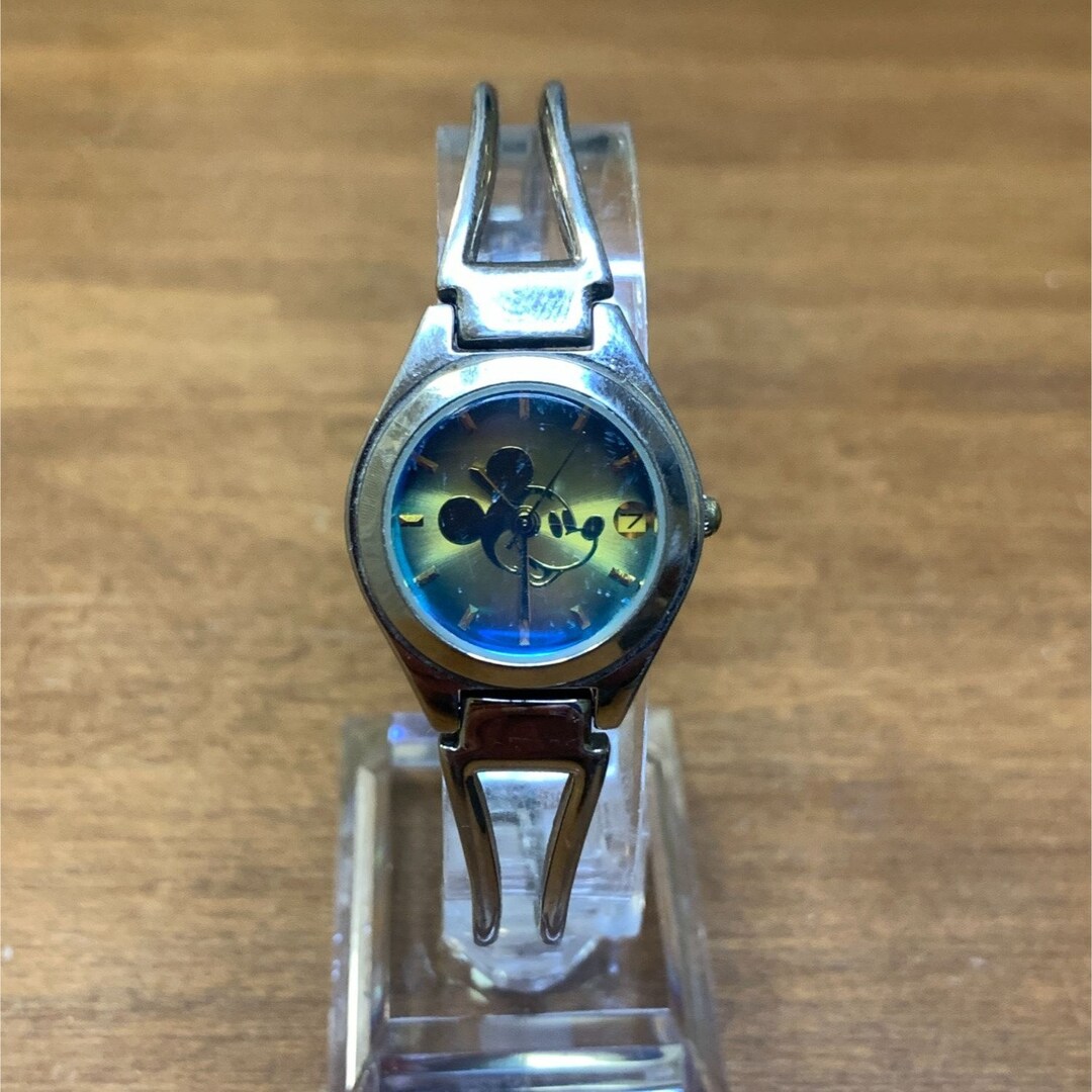 Disney Mickey Mouse Silver Tone Holographic Bracelet Watch From 1990s ...