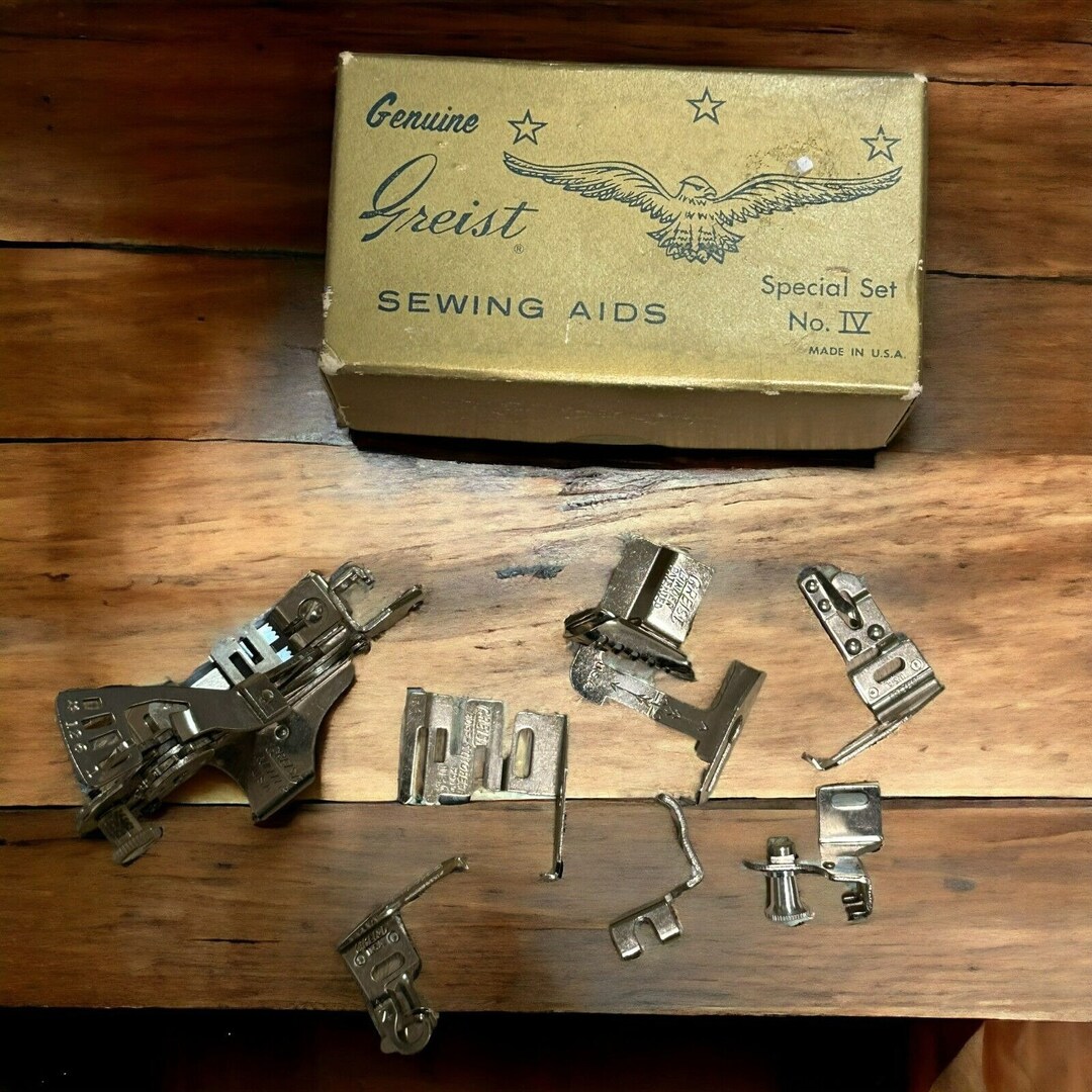 Vintage Greist Sewing Aids Special Set No. IV Sewing Machine ...