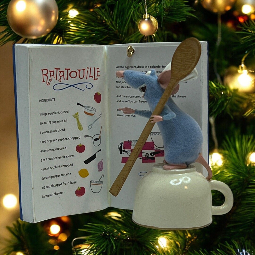 Disney Anyone Can Cook, Ratatouille Hallmark Christmas Ornament - Etsy