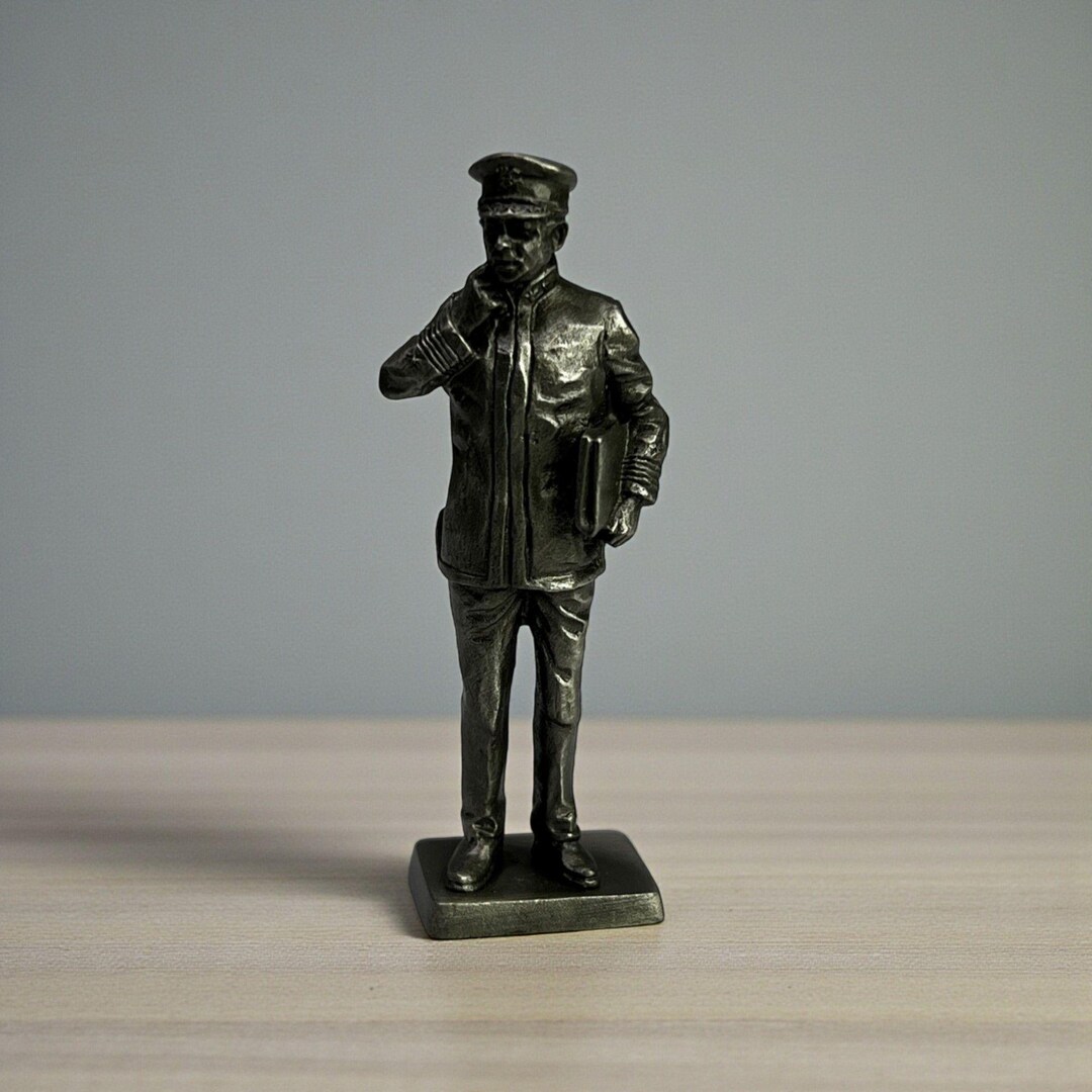 1917 Navy Captain Franklin Mint American Military Sculpture Figurine ...