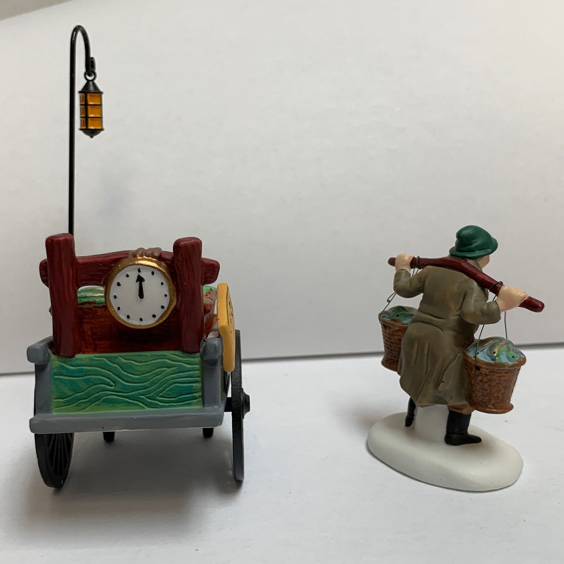 Dept 56 Chelsea Market Fish Monger & Cart Dickens Village - Etsy