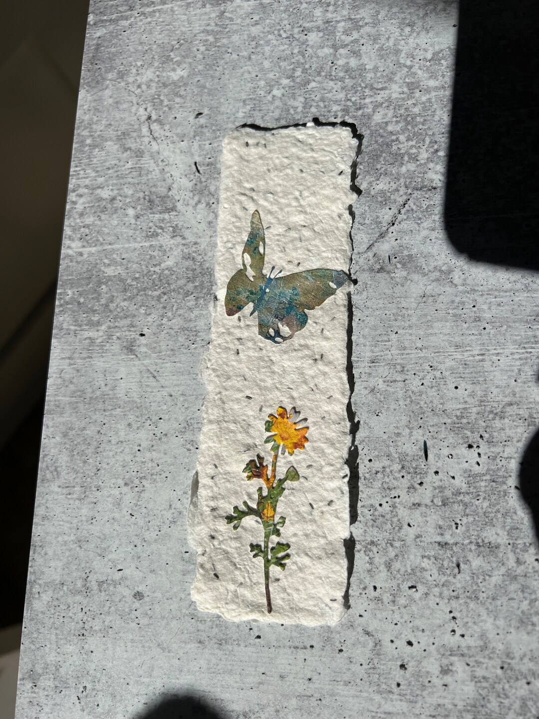 Butterfly of Freedom Bookmark on Plantable Paper - Etsy
