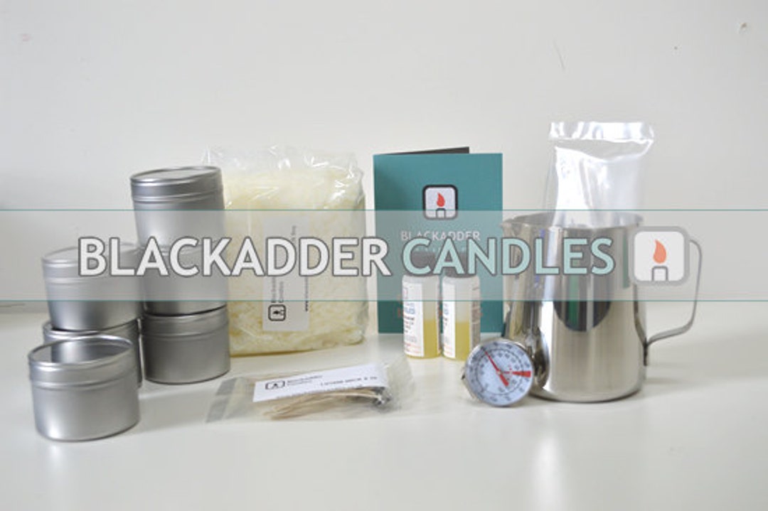 Blackadder Candles 100% Soy Beginners Tin Candle Kit - Etsy