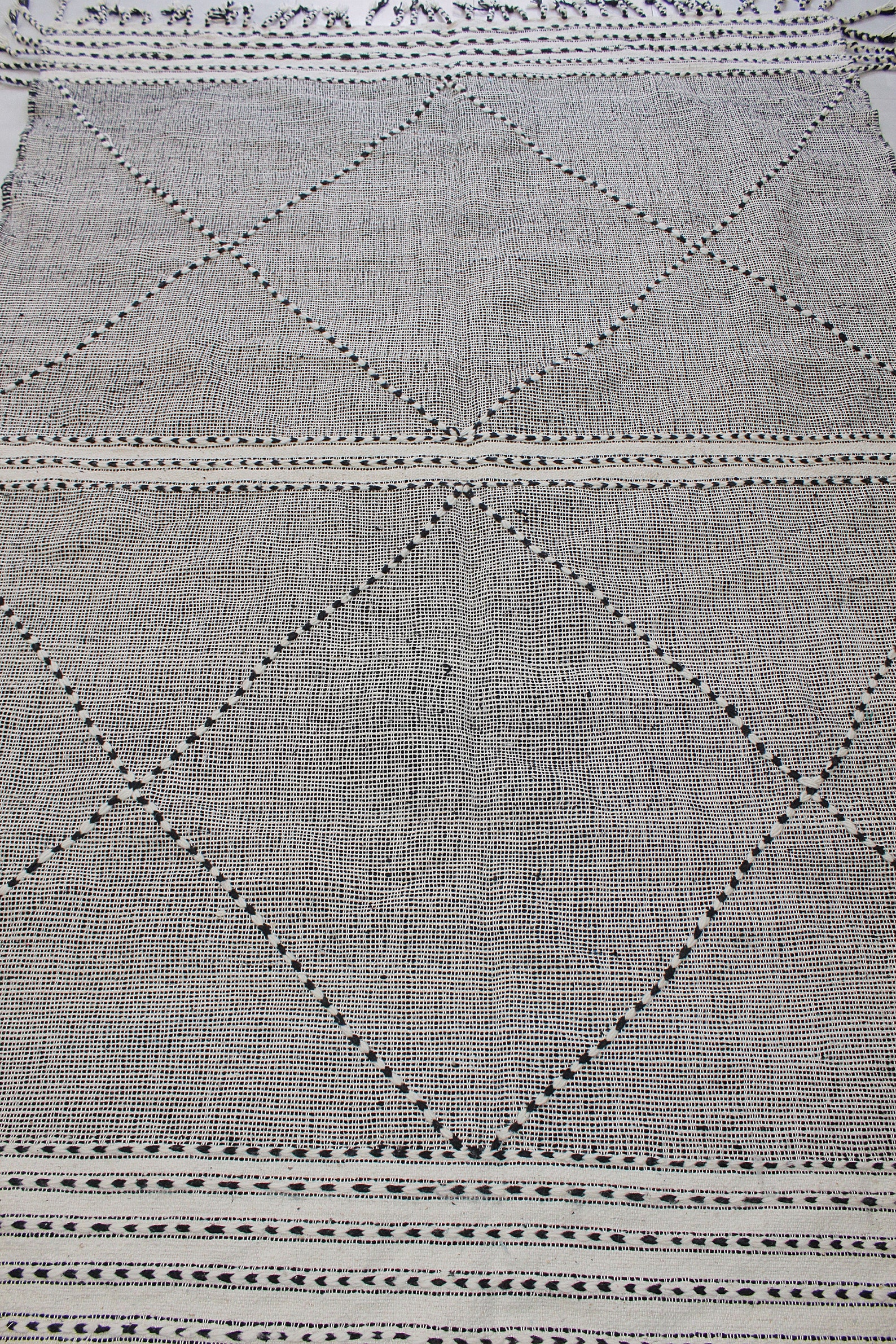 Authentic Moroccan Rug Zanafi Hanbel Berber Style Hand Knotted & Double ...