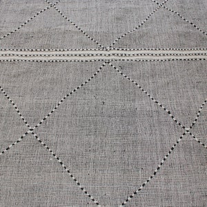 Authentic Moroccan Rug Zanafi Hanbel Berber Style Hand Knotted & Double ...