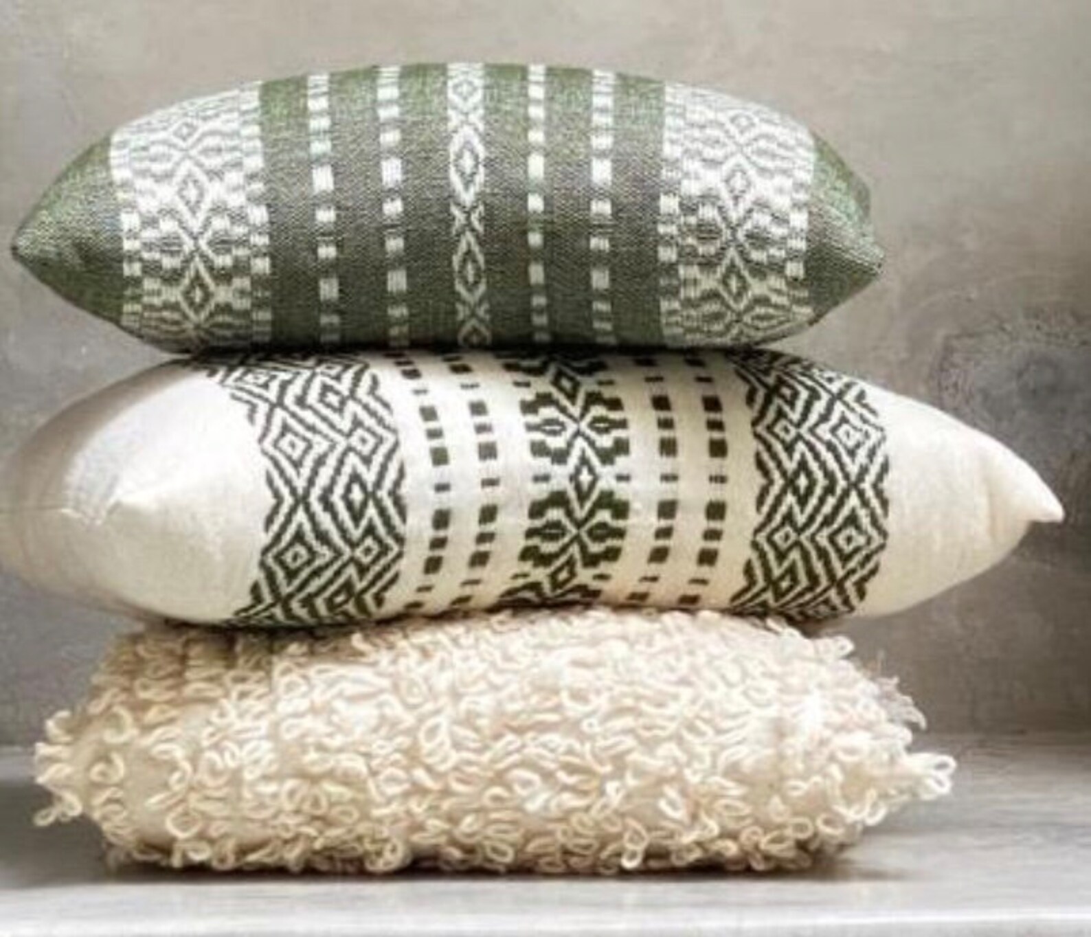 Unique Pillow Cases Wool Handwoven Design - Etsy