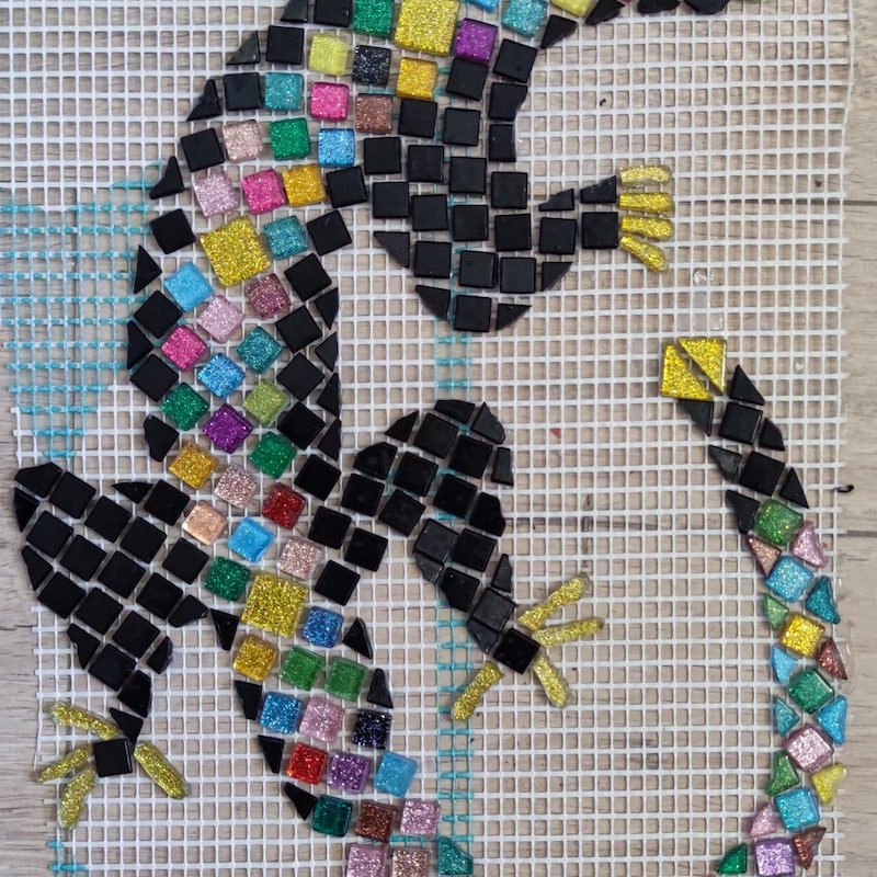 Mosaic Gecko - Etsy UK