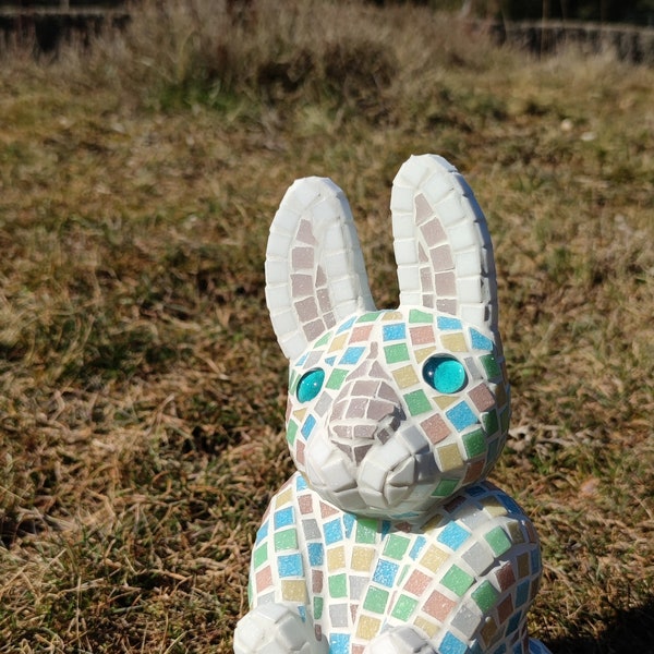 Rabbit Mosaic - Etsy