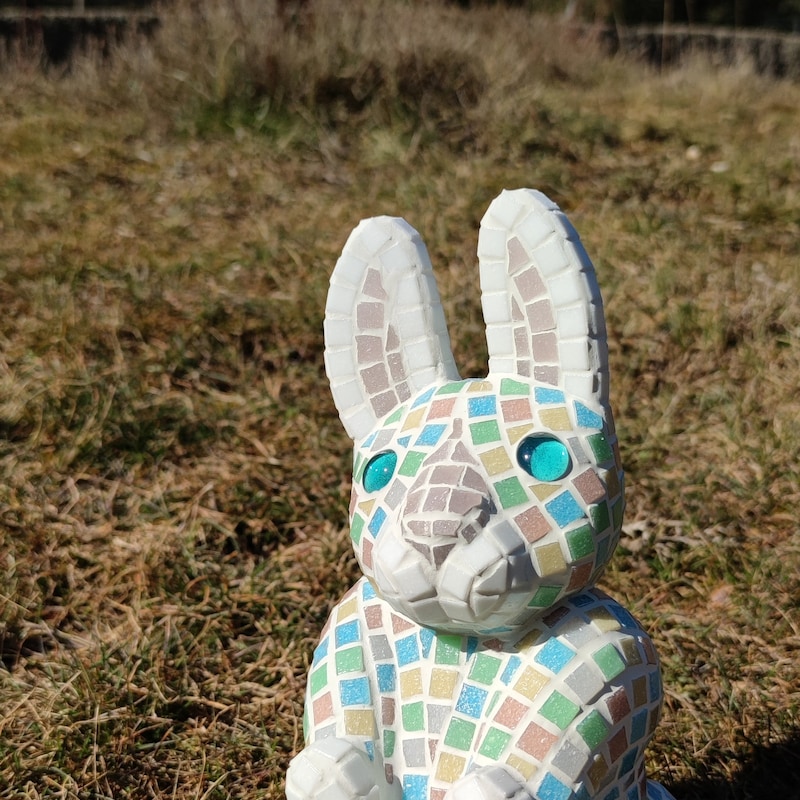 Mosaic Bunny - Etsy