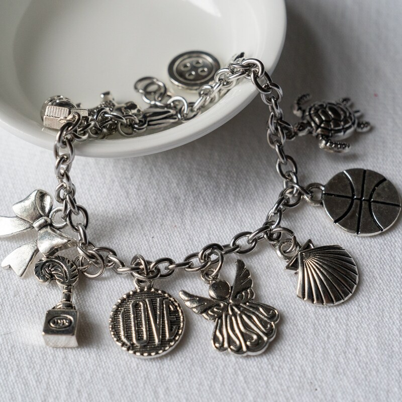 Silver Charms - Etsy