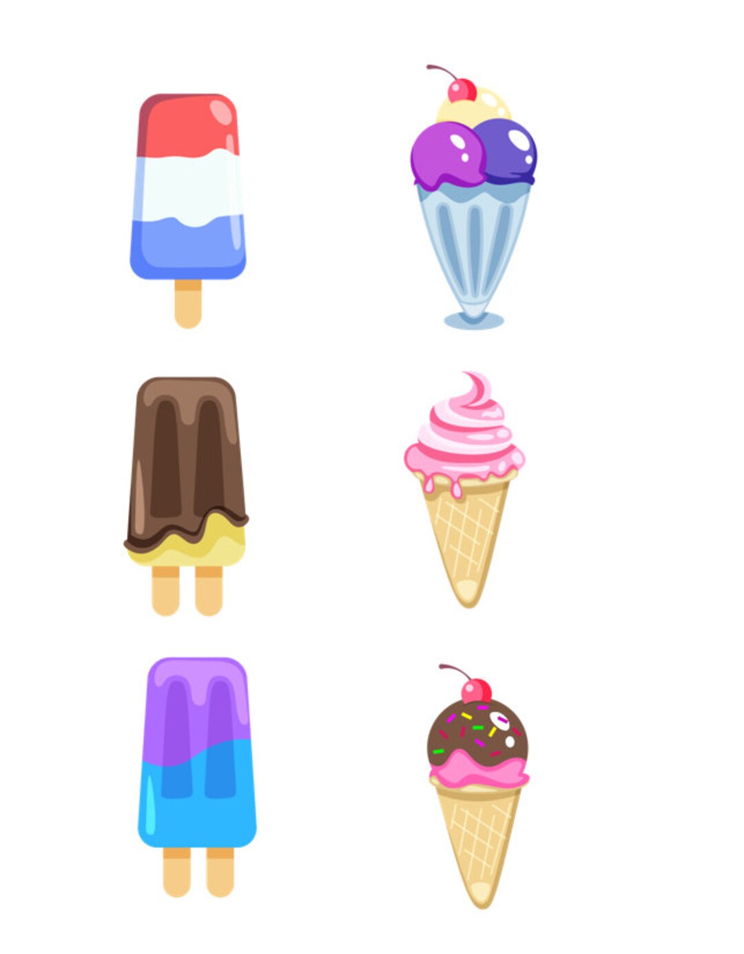 Ice Cream Party Photo Props - Etsy