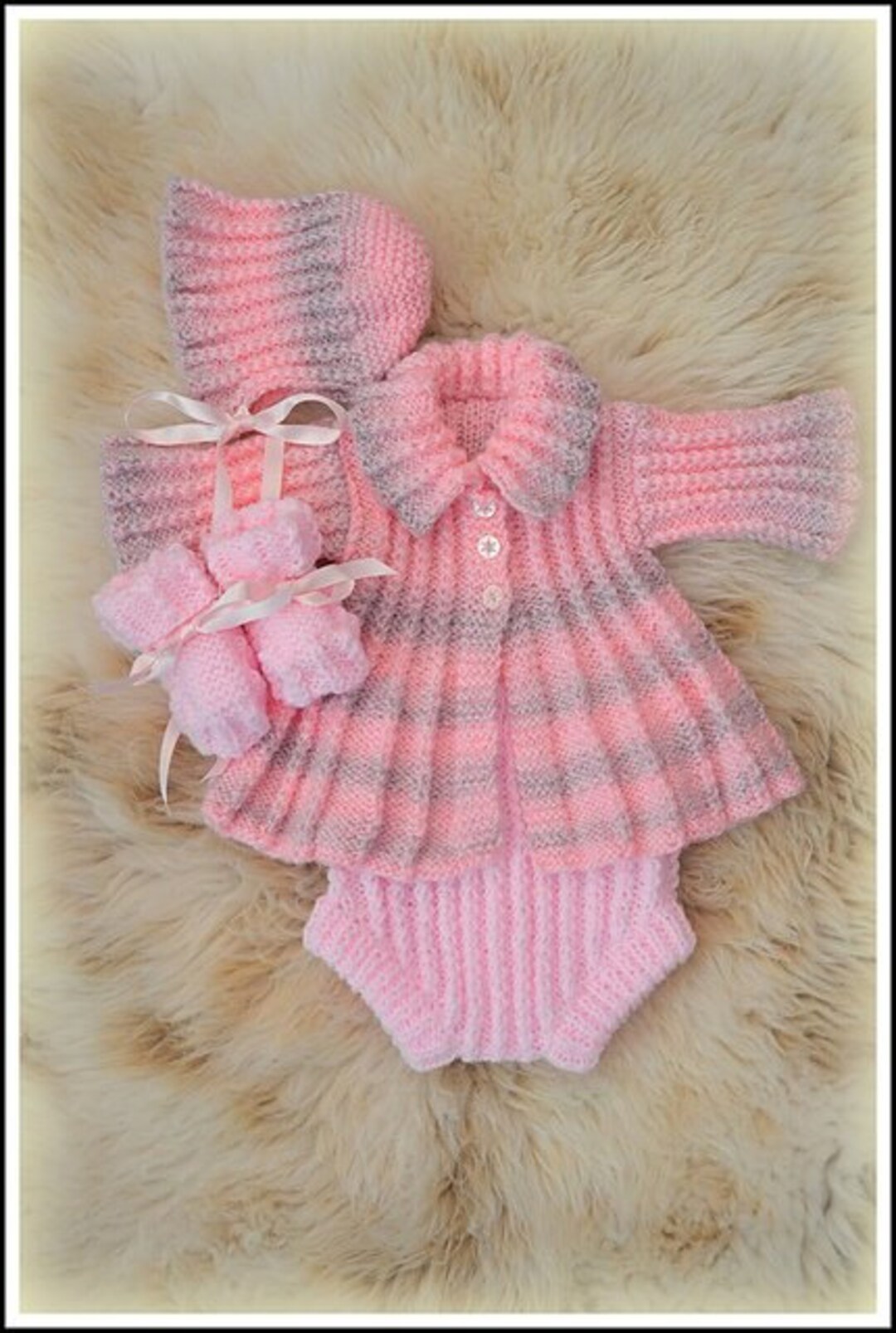 Pretty Pleats Matinee Pdf Pattern - Etsy UK