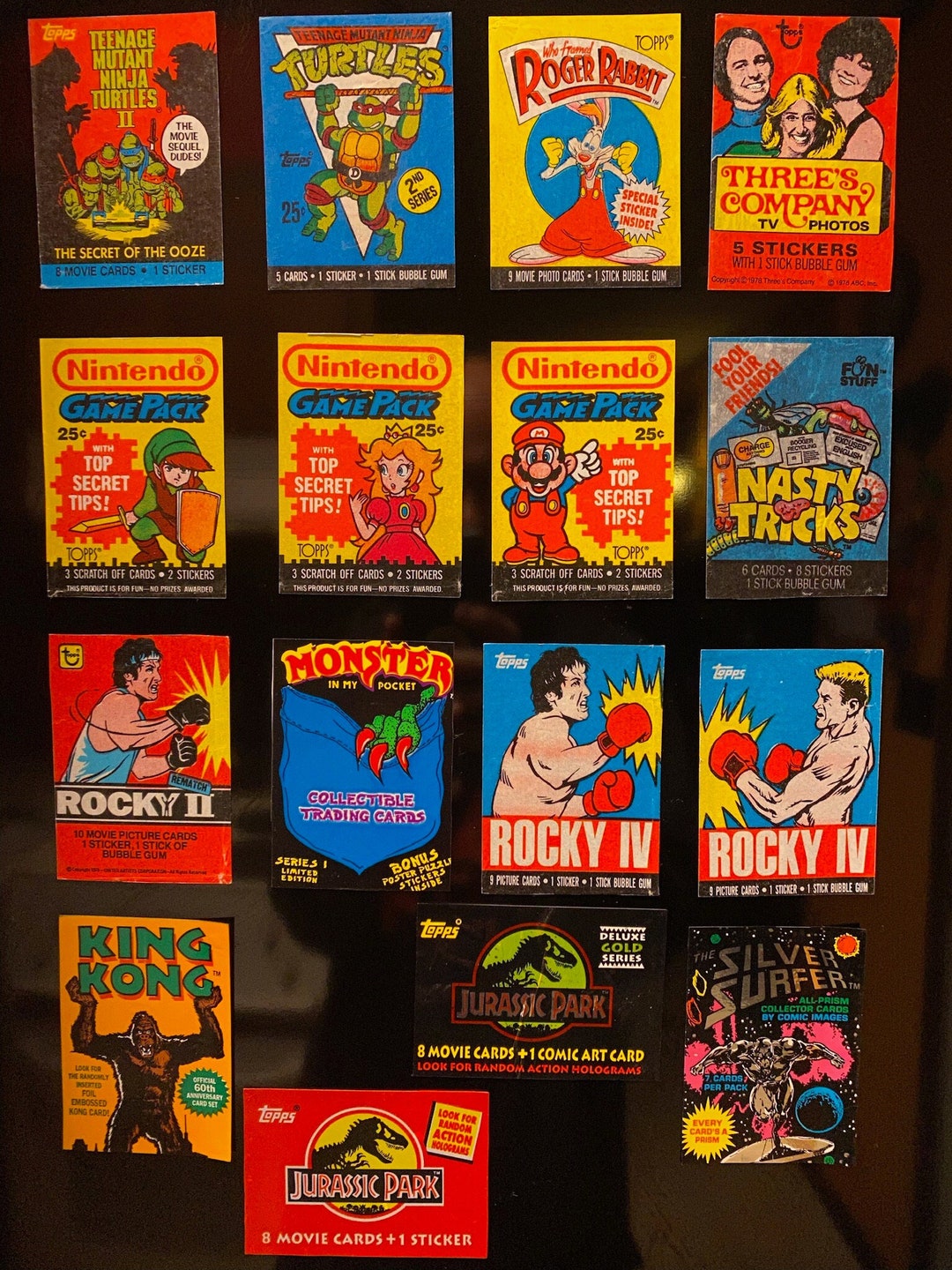 Wax Pack Trading Card Magnet - Etsy