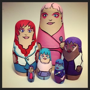 Jem and the Holograms Nesting Doll Set - Etsy