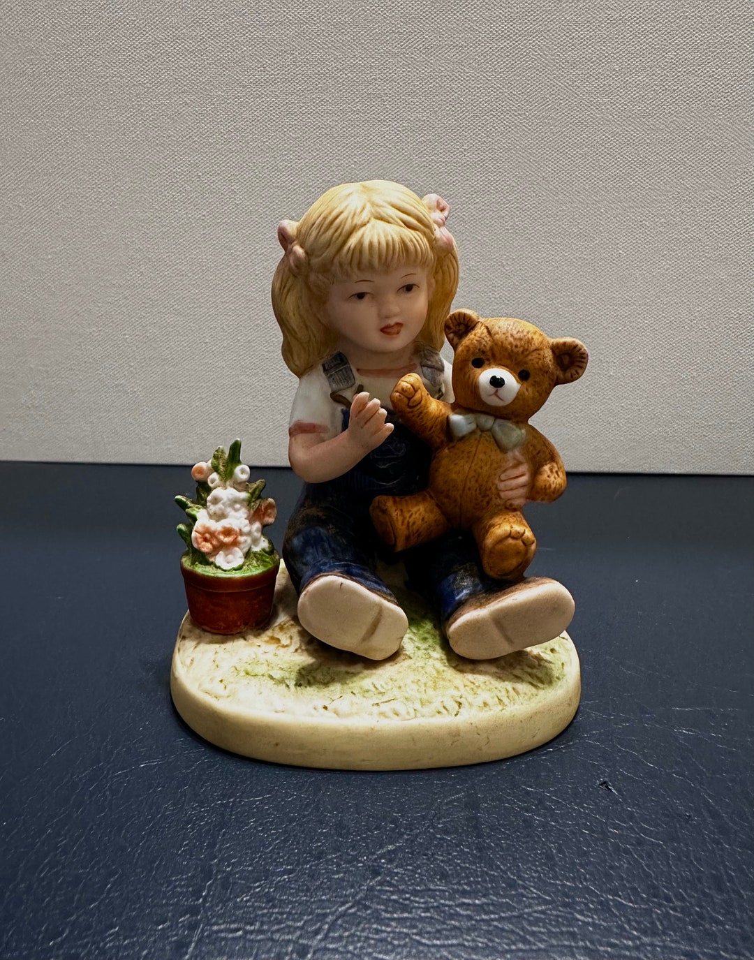 Homco Home Interiors Denim Days “after Chores” #1504 - 1985 - Etsy