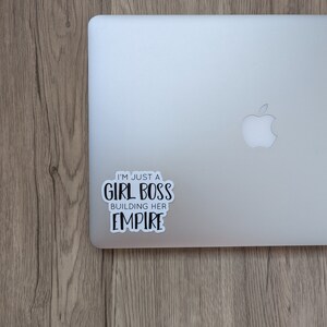 Just a Girl Boss Building Her Empire Sticker Girl Boss Sticker Girl ...