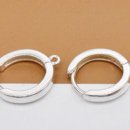 2 Pairs Sterling Silver Hoop Earring 925 Silver Earring Hoop - Etsy