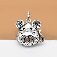 Silver Mouse - Etsy