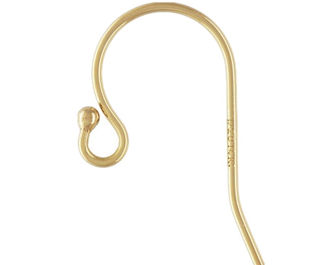 10 Pairs Sterling Silver Ear Wires Ball End Wire Gauge 0.6mm - Etsy