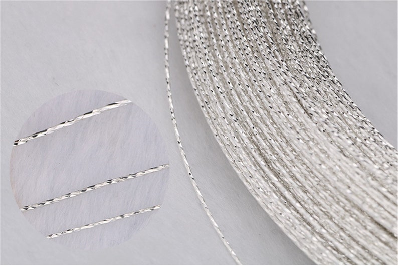 Sterling Silver Sparkle Wire 925 Silver Half Hard Wire - Etsy