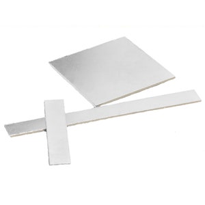 Sterling Silver Slice Blanks, 925 Silver Sheet Wire, Flat Sheet Wire ...