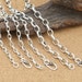 Sterling Silver Oval Rolo Chain, Sterling Silver Oval Belcher Chain ...