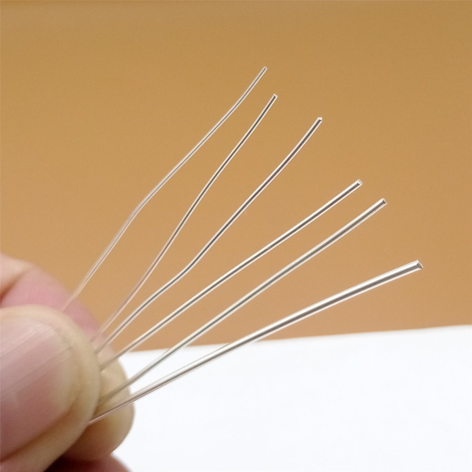 925 Sterling Silver Wires, Round Wires Soft Half Hard Wire 0.3mm 0.4mm ...