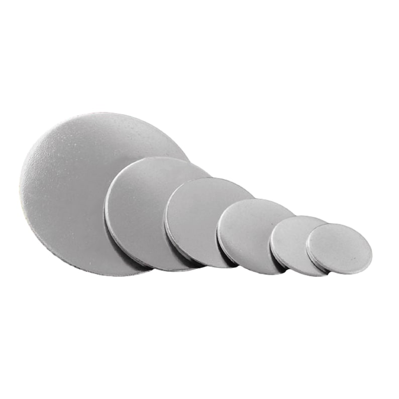 Sterling Silver Round Blanks, 925 Silver Disc Blank, Flat Slice Blank ...