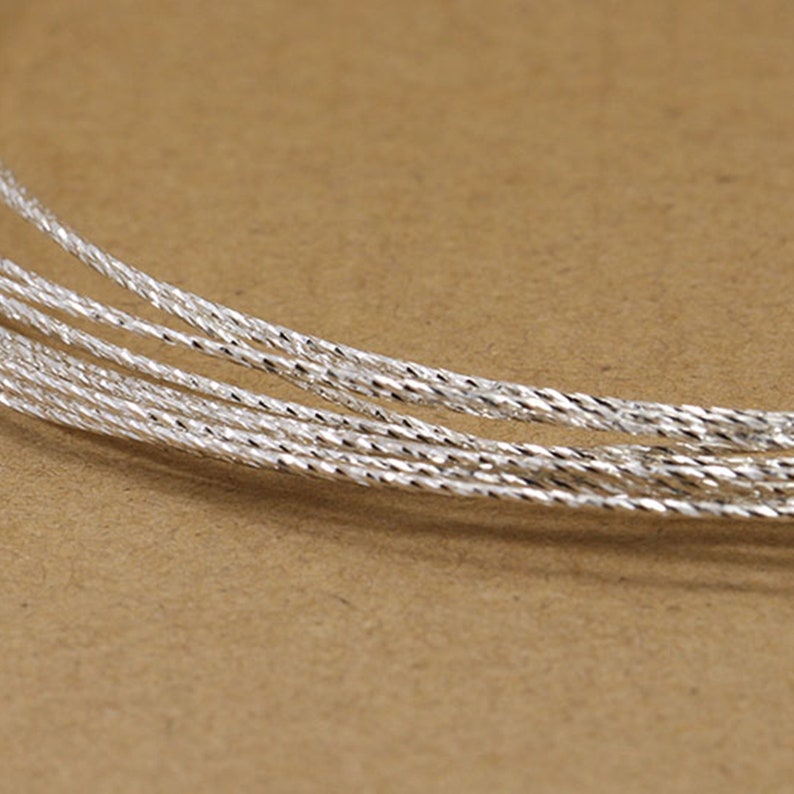 Sterling Silver Sparkle Wire 925 Silver Half Hard Wire - Etsy