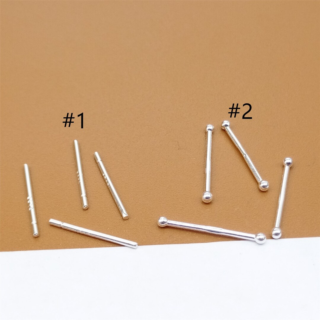 Sterling Silver Threader Posts, 925 Silver Thread Post, Threader Post ...