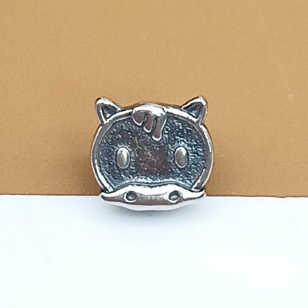 10 Sterling Silver Horse Button Clasps, 925 Silver Horse Cloth Button ...