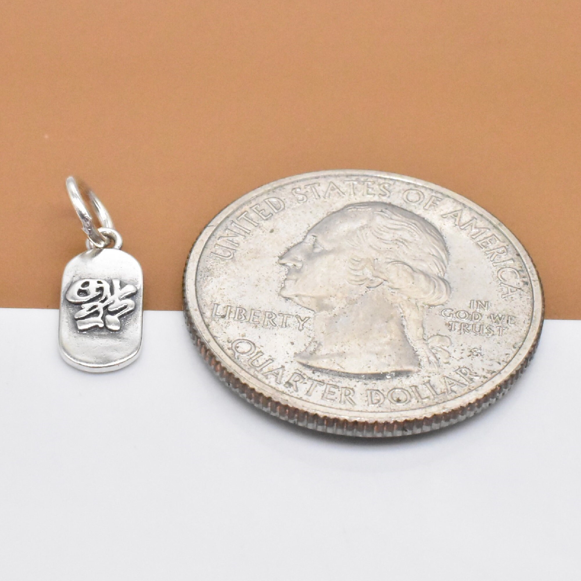 5 Sterling Silver Small Lucky Charms 925 Silver Good Luck | Etsy