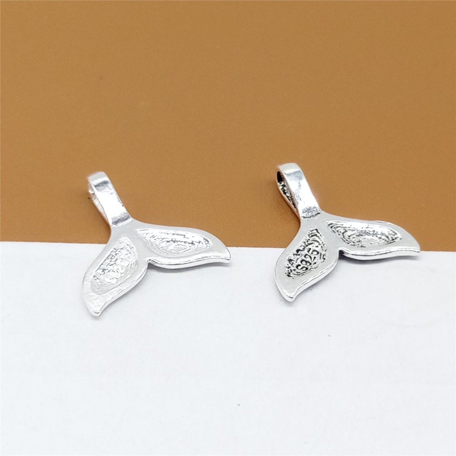 10 Sterling Silver Mermaid Tail Charms Mermaid Charms 925 | Etsy