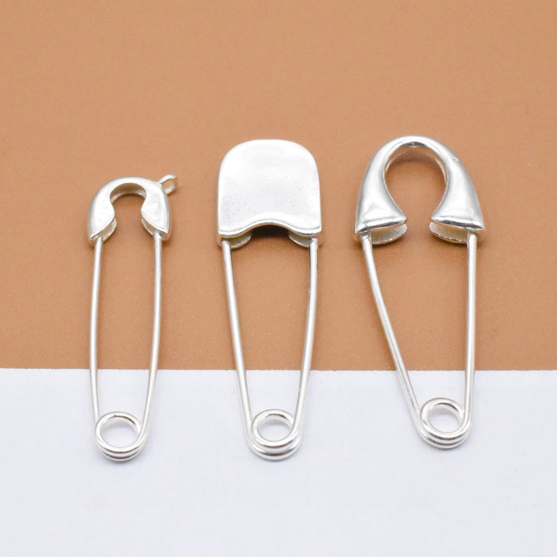 Sterling Silver Brooch Pin Back, Safety Pin Back, 925 Silver Brooch ...