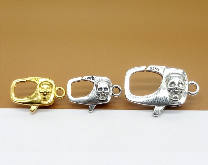 925 Sterling Silver Round Circle Clasp for Pear Bracelet - Etsy