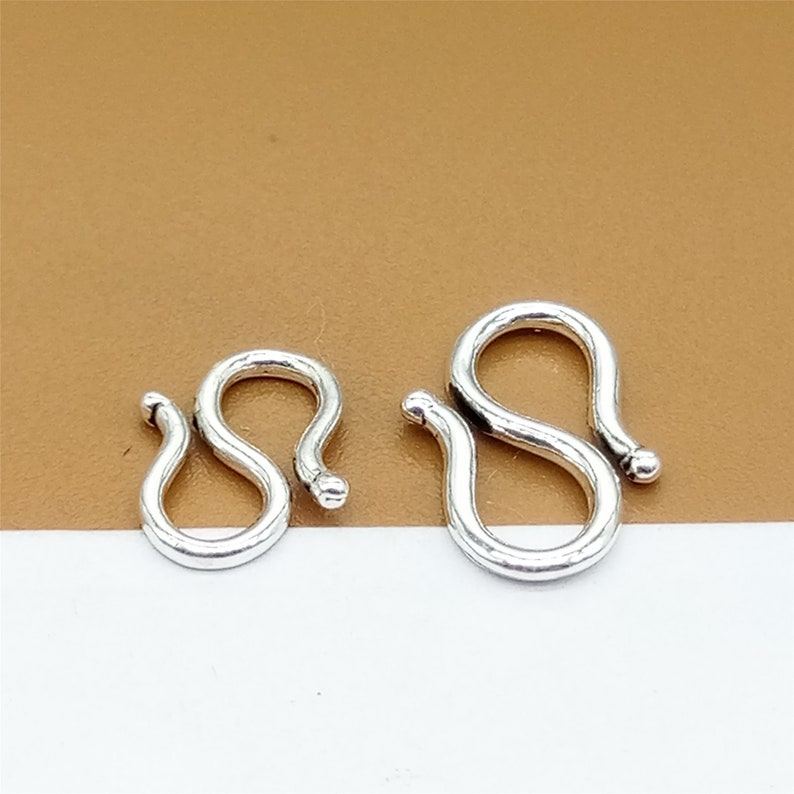 Sterling Silver S Clasp 925 Stering Silver Hook Clasps - Etsy