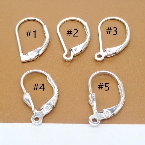 Top Quality Sterling Silver Lever Back Earrings Leverback Ear - Etsy