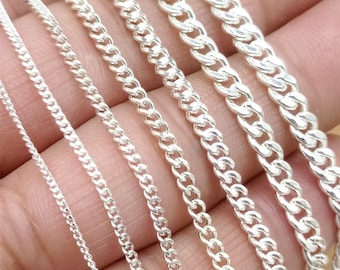 Sterling Silver Rice Grain Bali Chain Sterling Grain Bali - Etsy