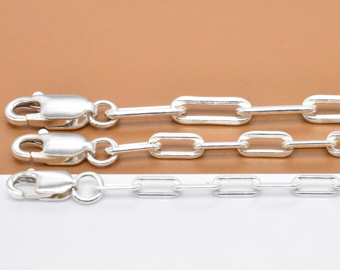 Sterling Silver Flat Cable Chain, Bulk Hammered Cable Chain, Unfinished ...